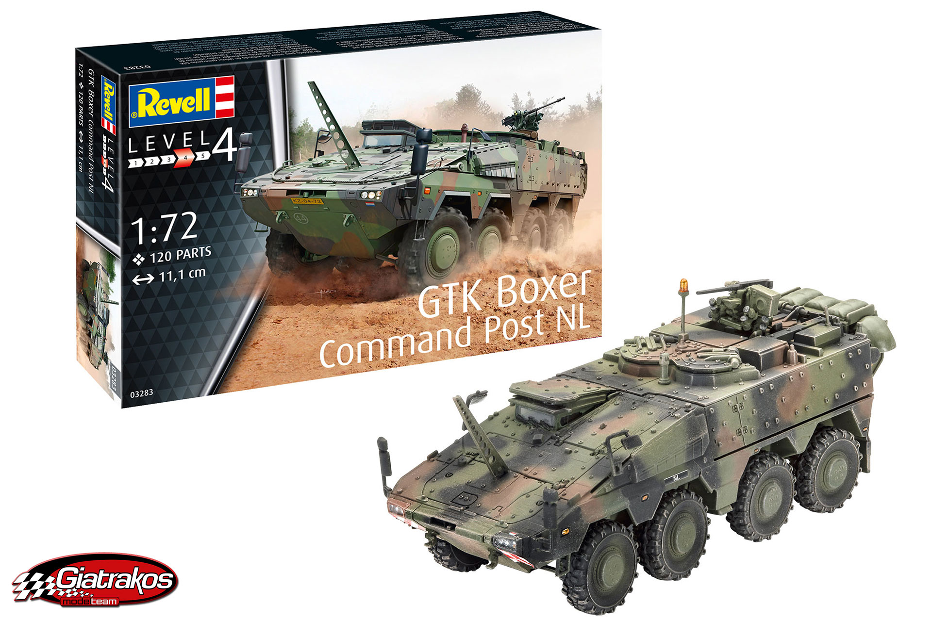 GTK Boxer Command Post NL - Scale: 1:72 Revell: 03283 συναρμολογούμενο ...