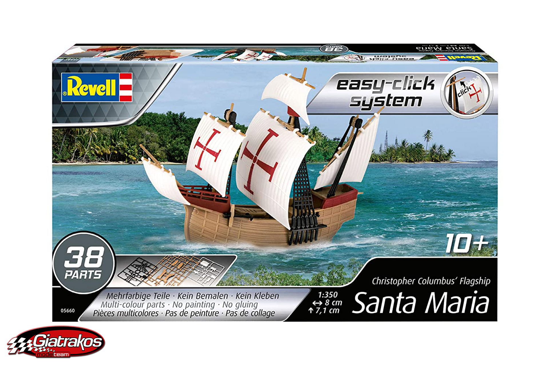 Santa Maria Easy Click System - Scale: 1:350 - Revell 05660