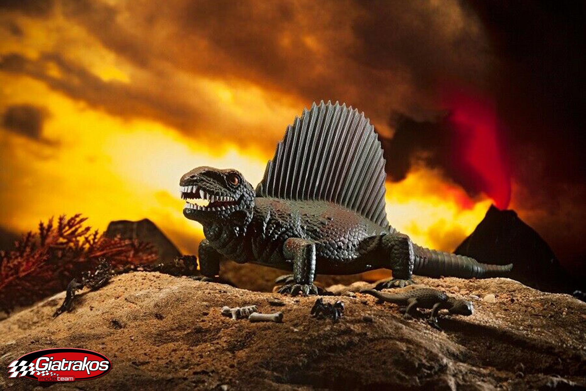 Dinosaurs Dimetrodon. Model Set Revell 06473 Scale 1/13