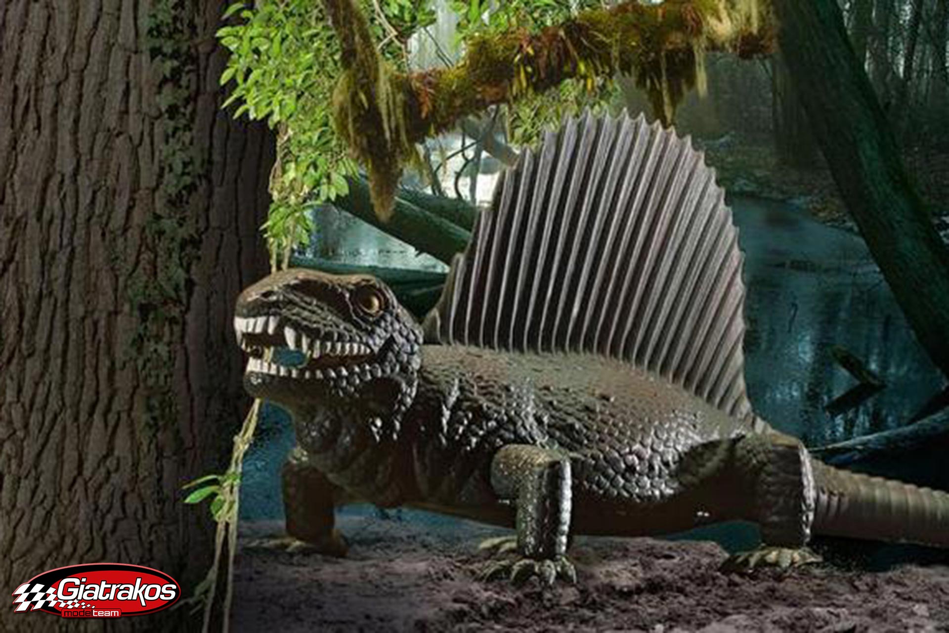 Dinosaurs Dimetrodon. Model Set Revell 06473 Scale 1/13