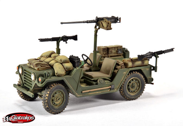 Military Miniature U.S. M151A2 Ford Mutt Scale 1/35 Model Kit Tamiya 35123